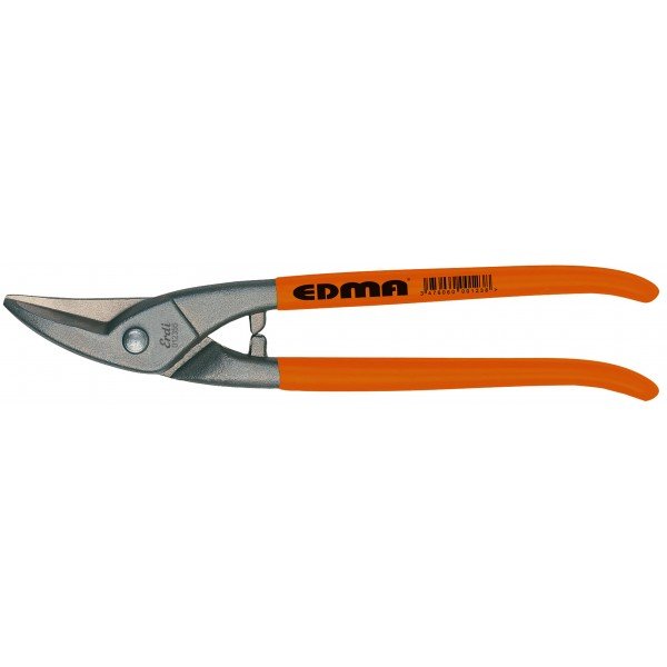 Cisaille forgée 250 mm inox et zinc - Coupe à gauche - Edma | Krenobat